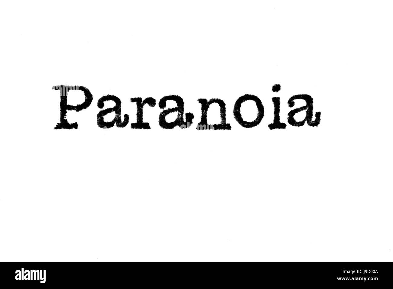 Paranoia Cut Out Stock Images & Pictures - Alamy