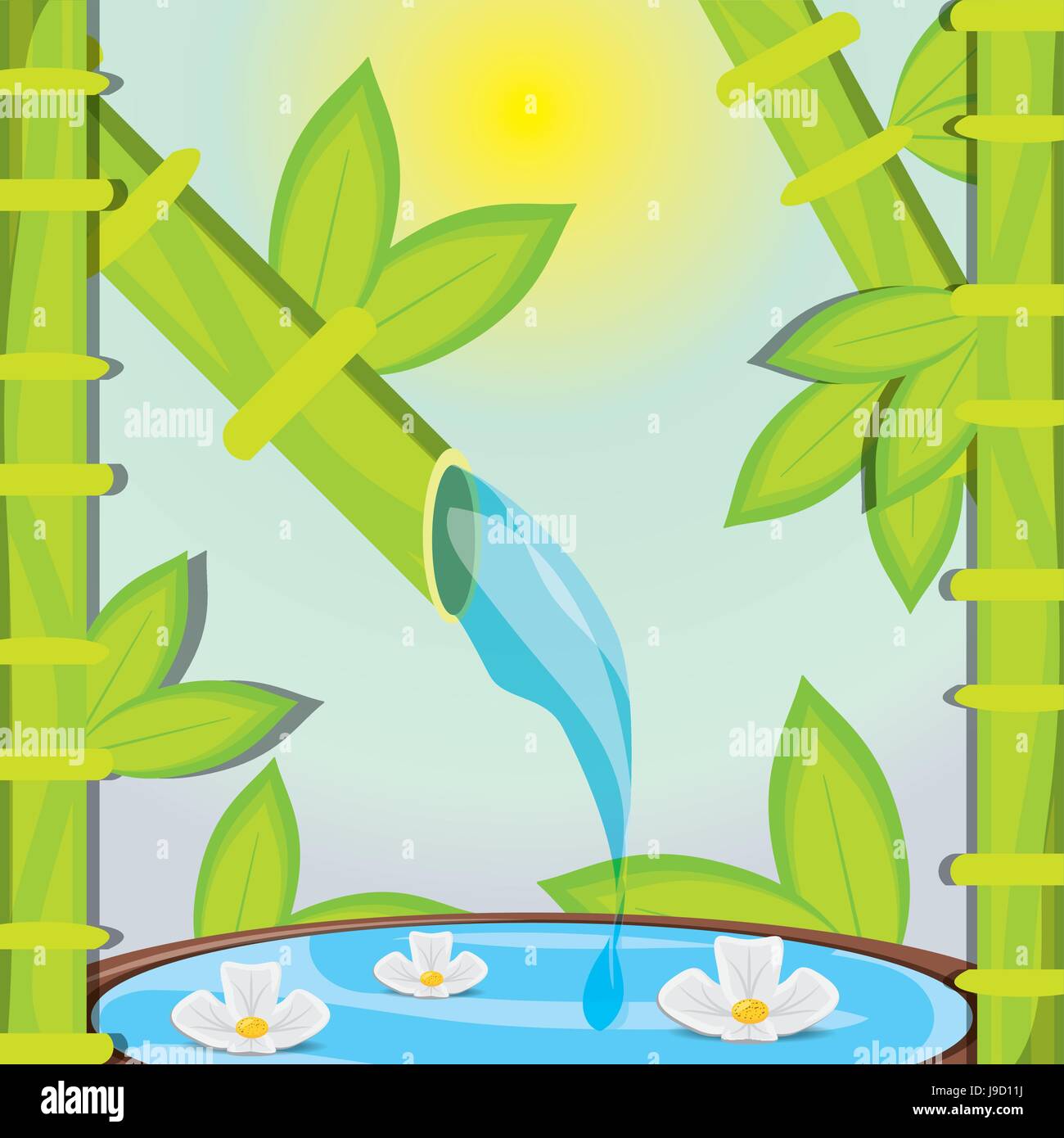 Natural pool Stock Vector Images - Alamy