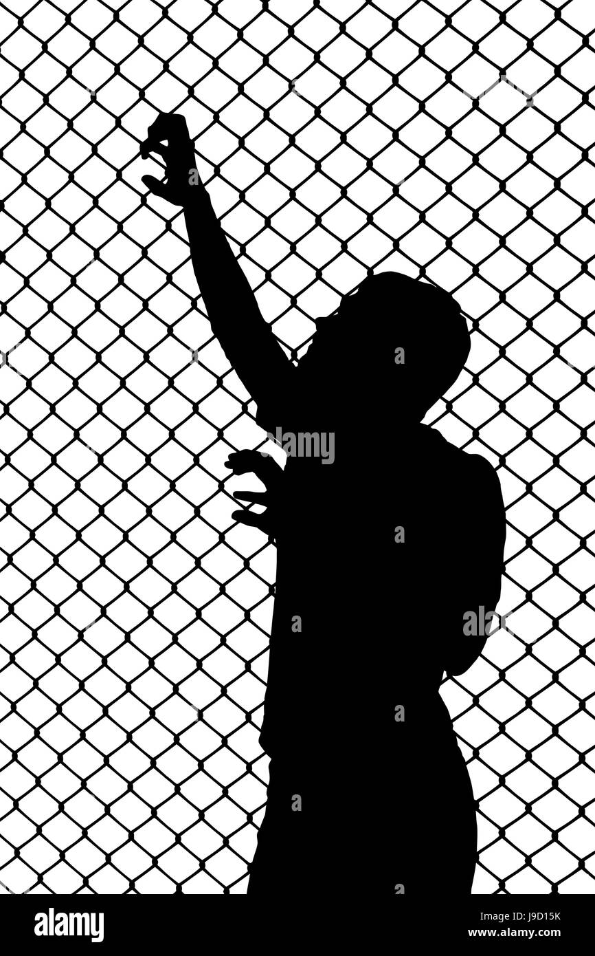 Desperate to escape Stock Vector Images - Alamy