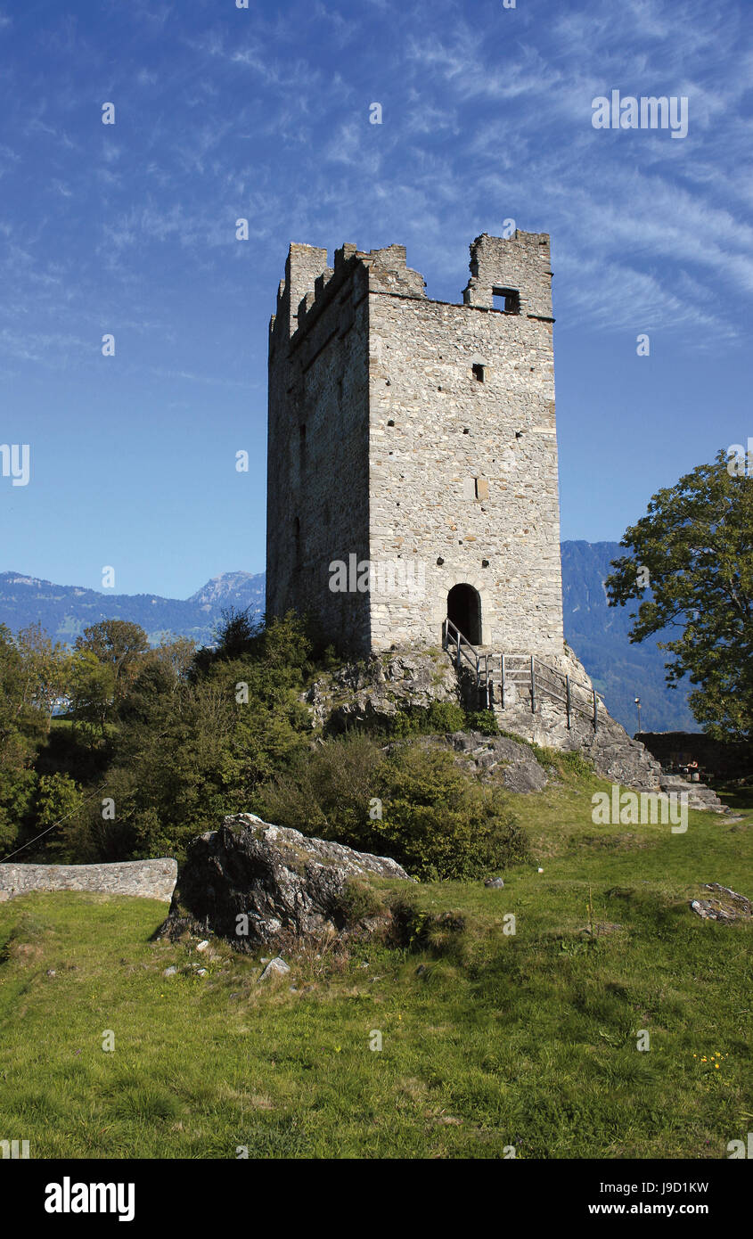 tower, historical, ruin, earl, baron, chateau, castle, stairs, tower ...