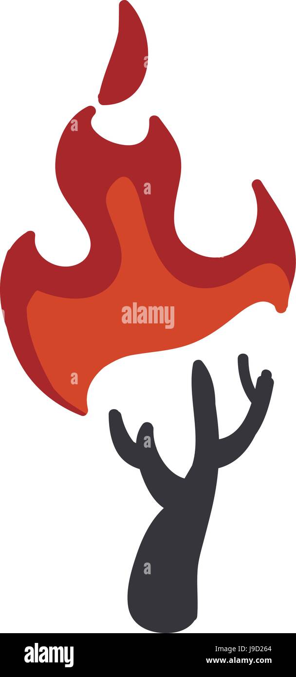 stick fire and natural warm Stock Vector Image & Art - Alamy