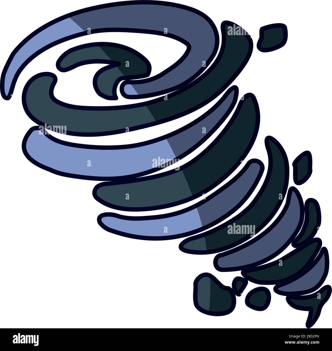 powerful tornado and danger weather Stock Vector Image & Art - Alamy