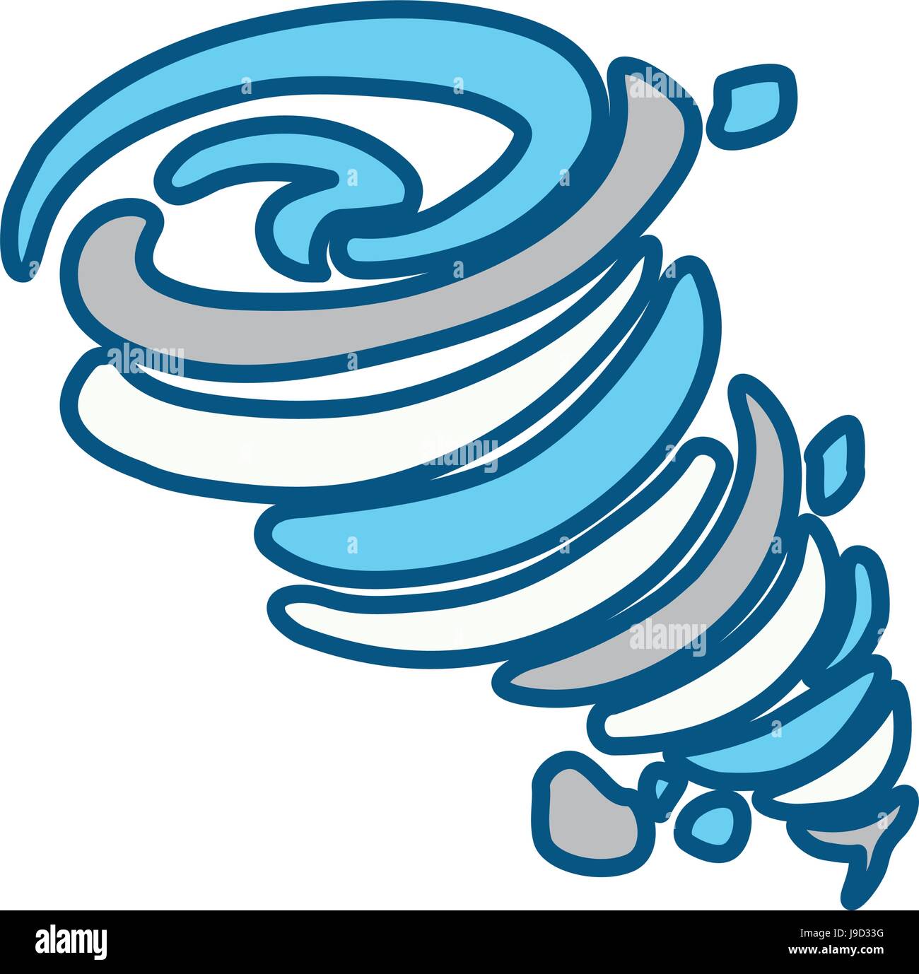 powerful tornado and danger weather Stock Vector Image & Art - Alamy