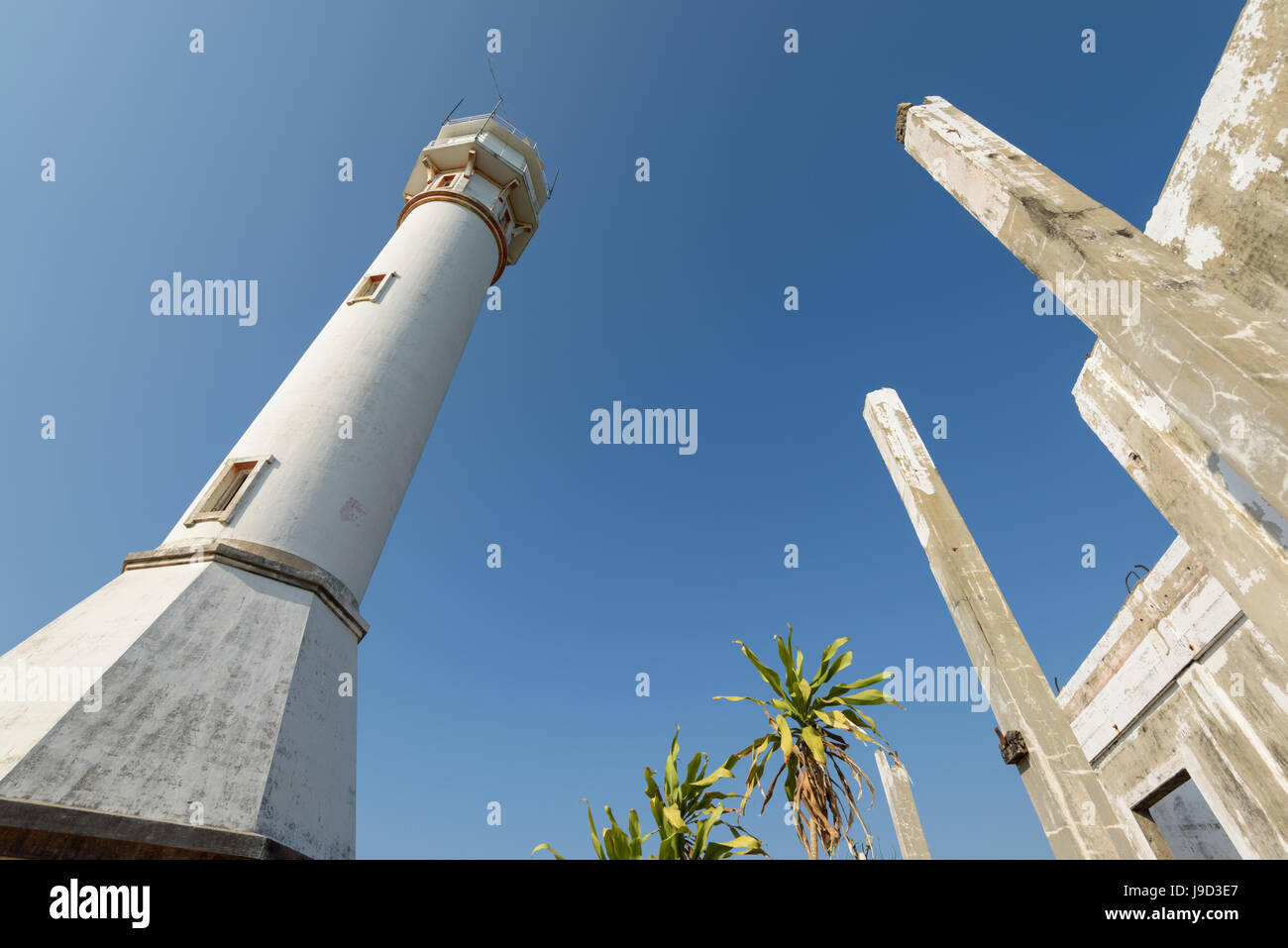 Pangasinan, Philippines - April 13, 2017: Cape Bolinao Lighthouse in ...