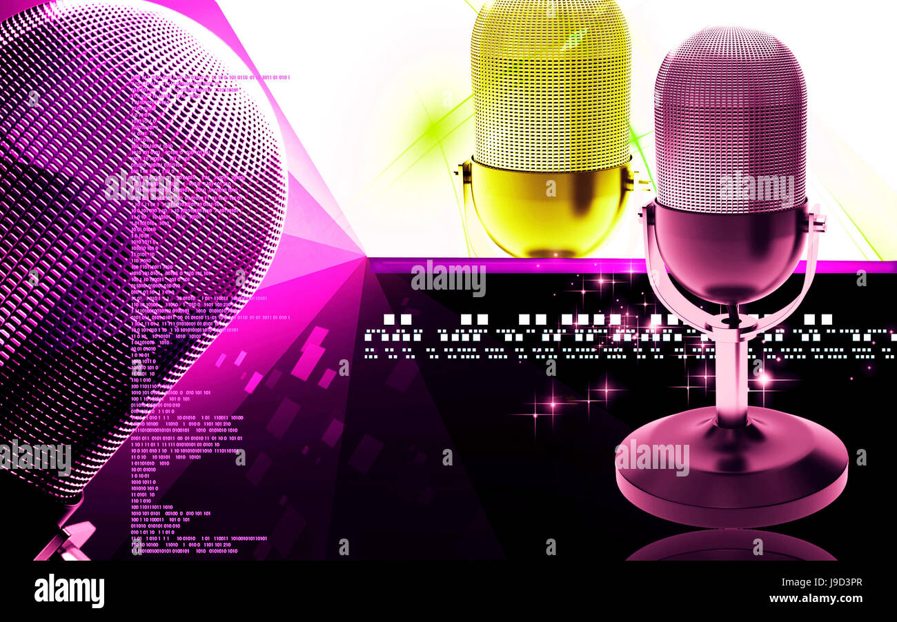 station, concert, music, graphics, colour, studio, illustration ...