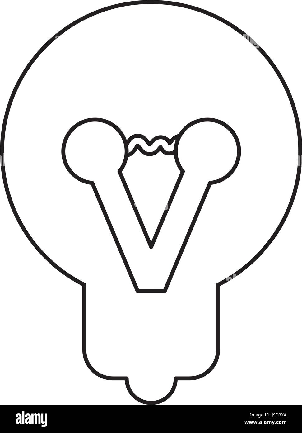 light bulb figure Stock Vector Image & Art - Alamy