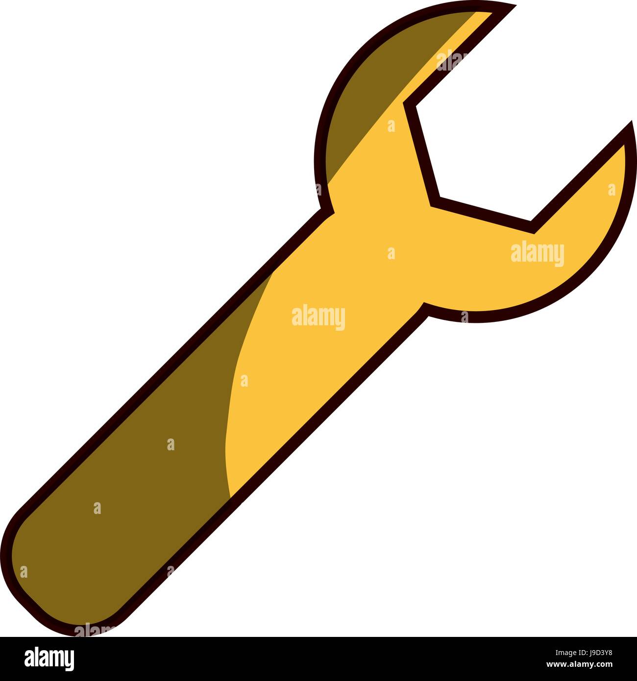 spanner tool wrench Stock Vector Image & Art - Alamy