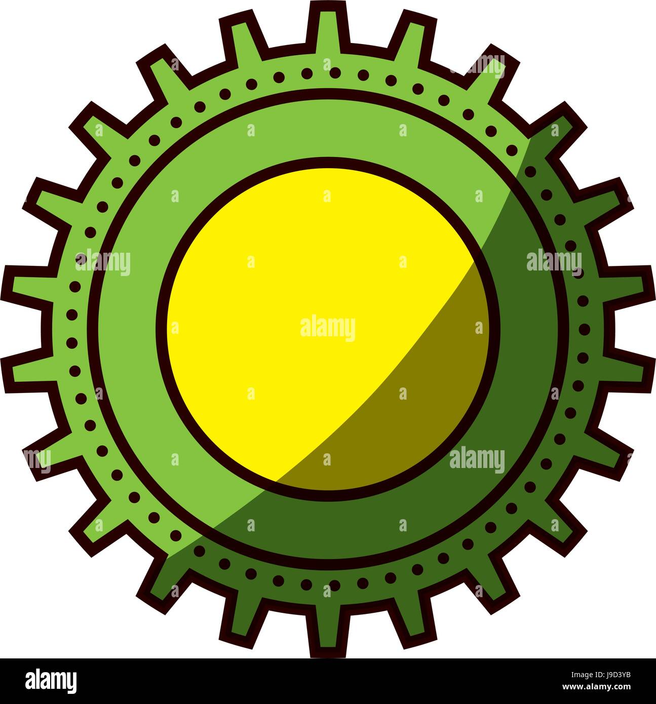 gear wheel rotation Stock Vector Image & Art - Alamy