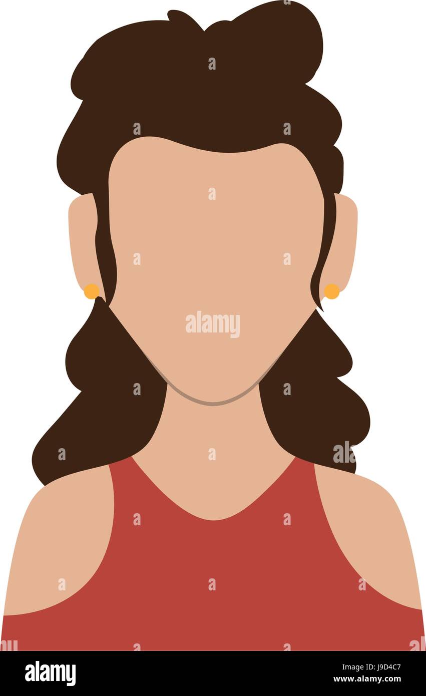 Woman faceless avatar Stock Vector Image & Art - Alamy