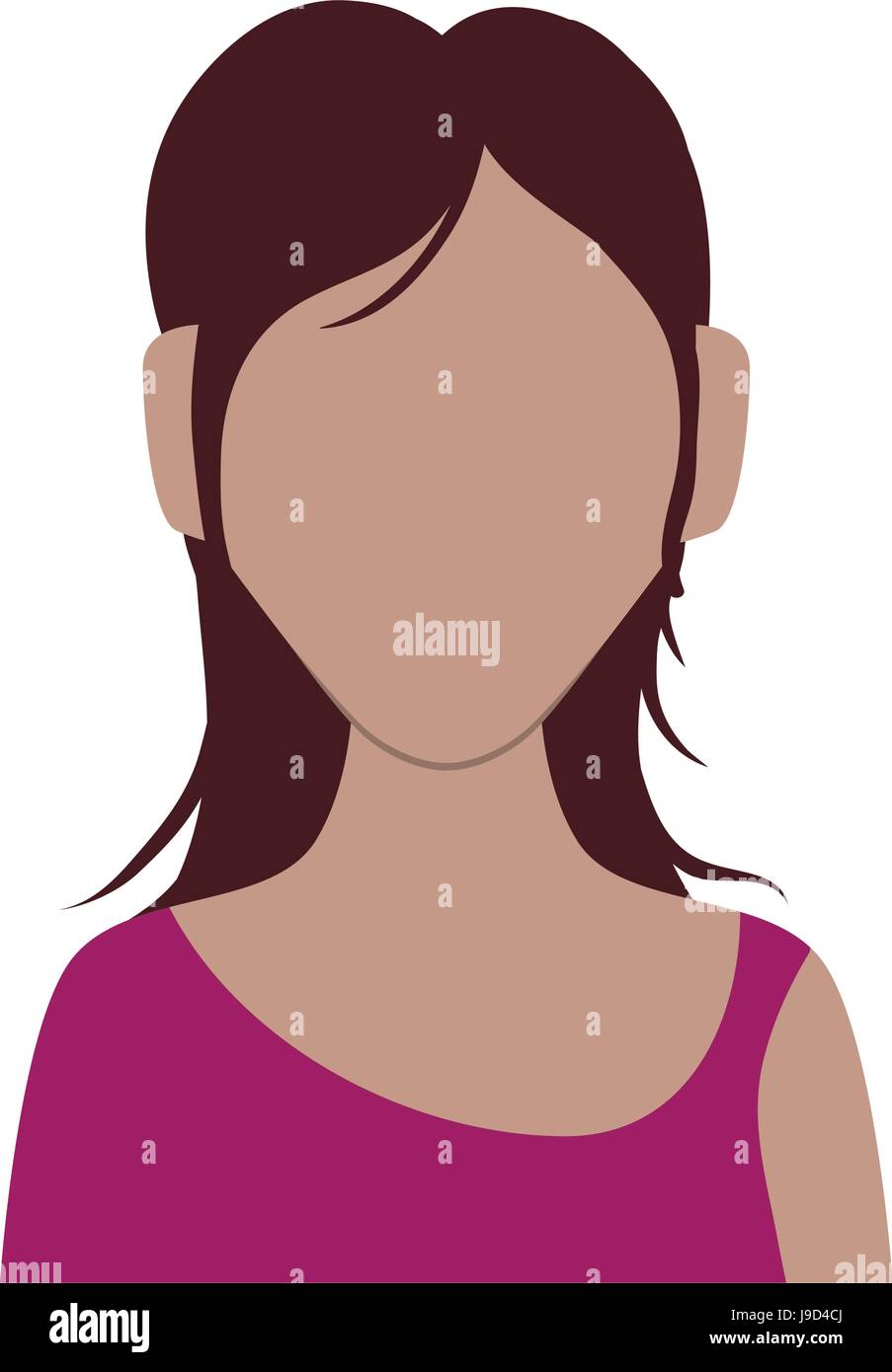 Woman faceless avatar Stock Vector Image & Art - Alamy