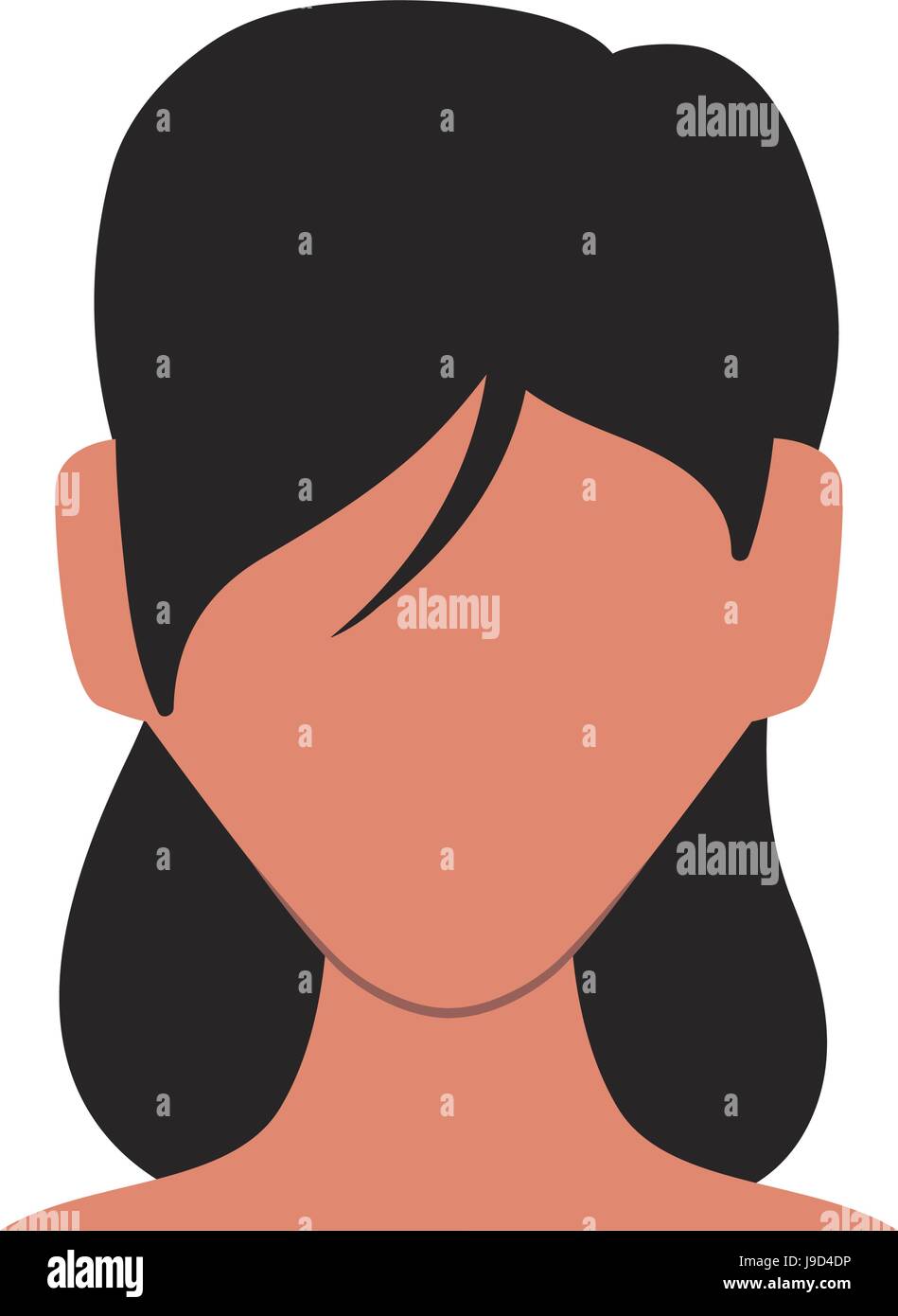 Woman faceless avatar Stock Vector Image & Art - Alamy