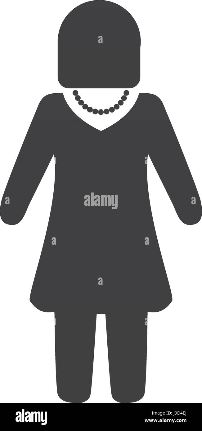 Business woman pictogram Stock Vector Image & Art - Alamy