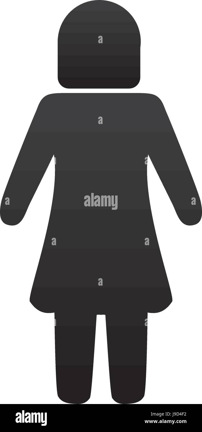 Business woman pictogram Stock Vector Image & Art - Alamy