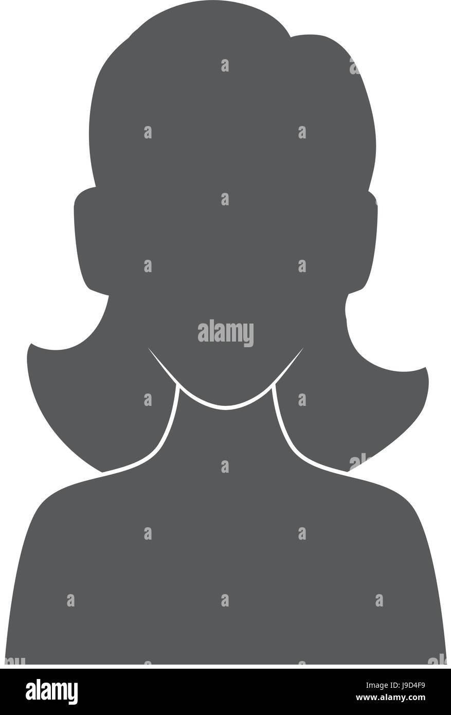 Model gray hair woman Stock Vector Images - Alamy