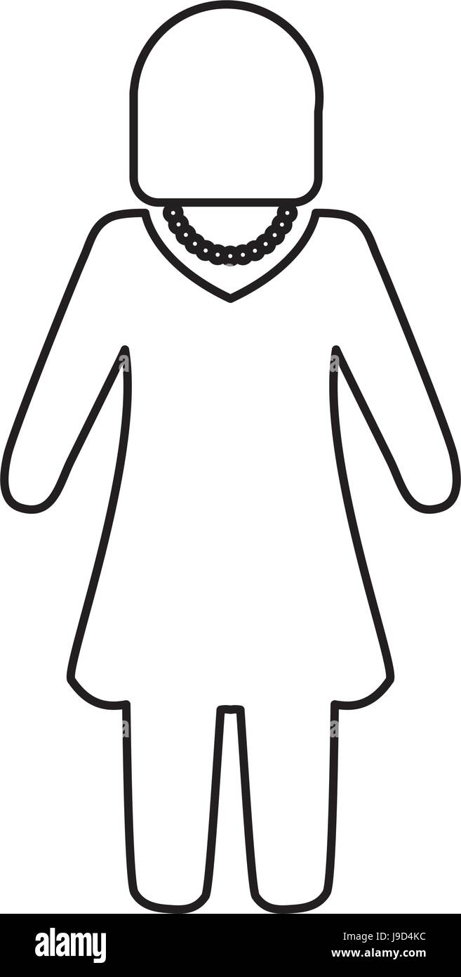 Business woman pictogram Stock Vector Image & Art - Alamy