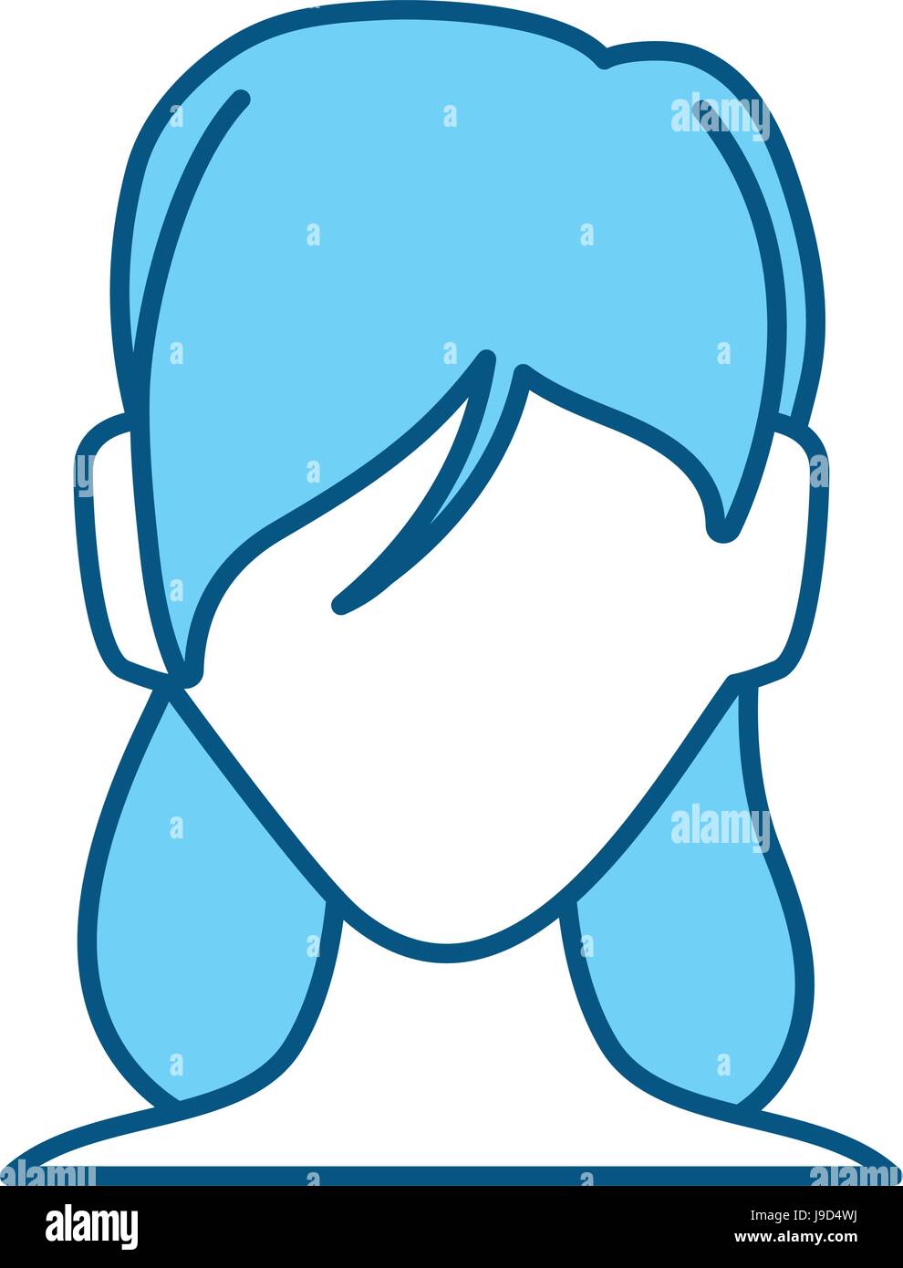 Woman faceless avatar Stock Vector Image & Art - Alamy