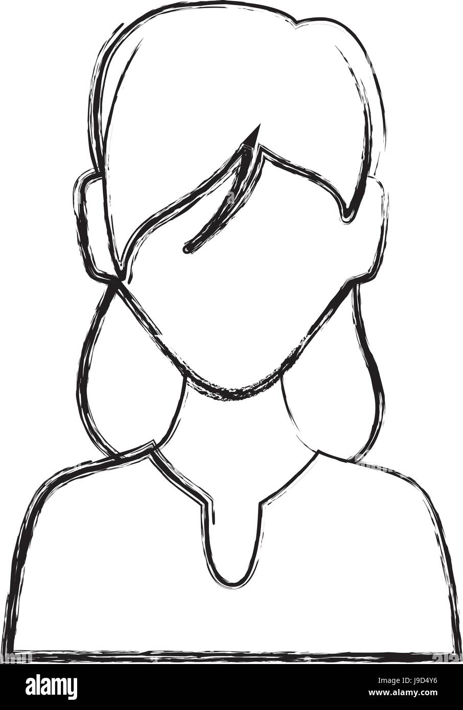 Woman faceless avatar Stock Vector Image & Art - Alamy