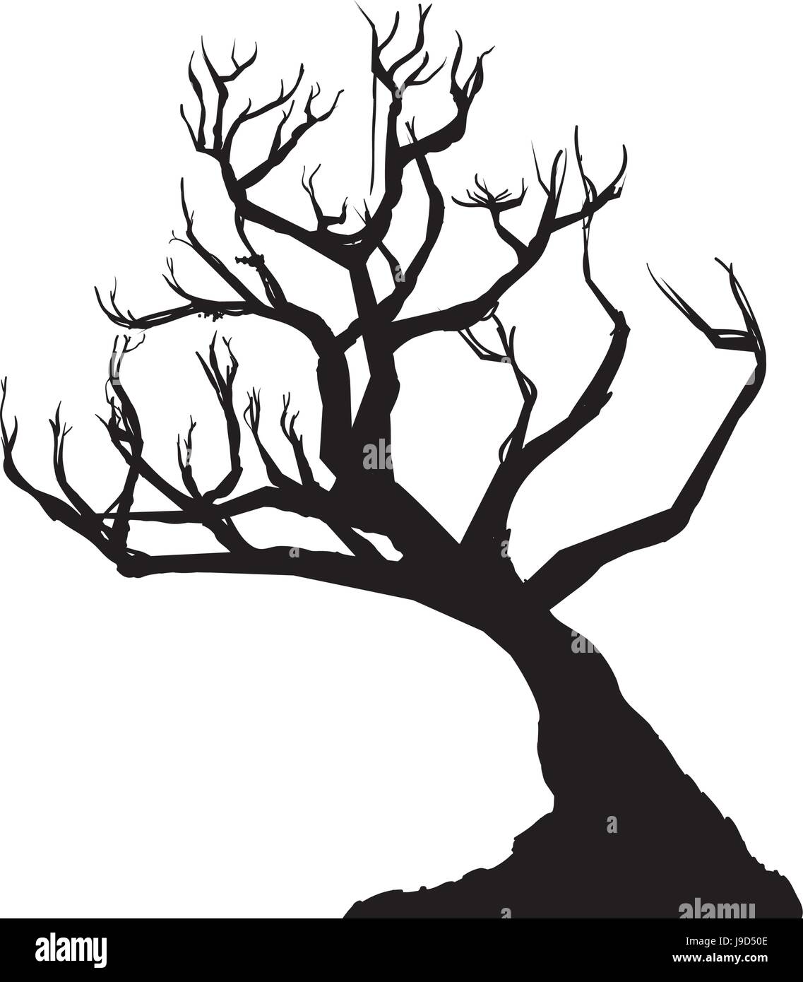 Dry tree silhouette Stock Vector Image & Art - Alamy Dry tree silhouette Stock Vector Image & Art - Alamy