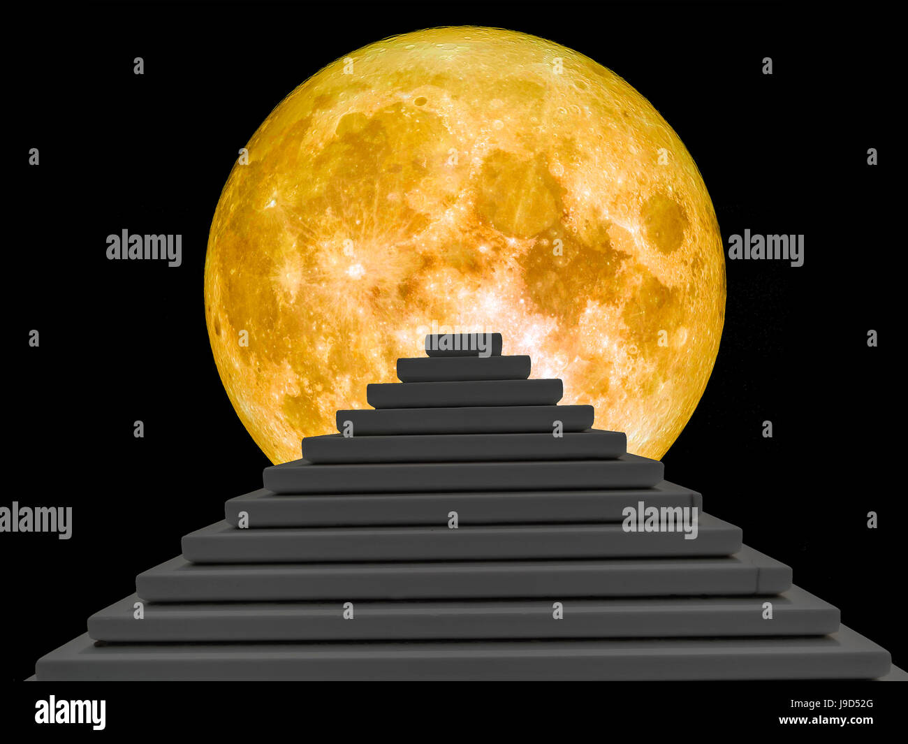 modern pyramid super blood moon, Elements of this image furnished by ...