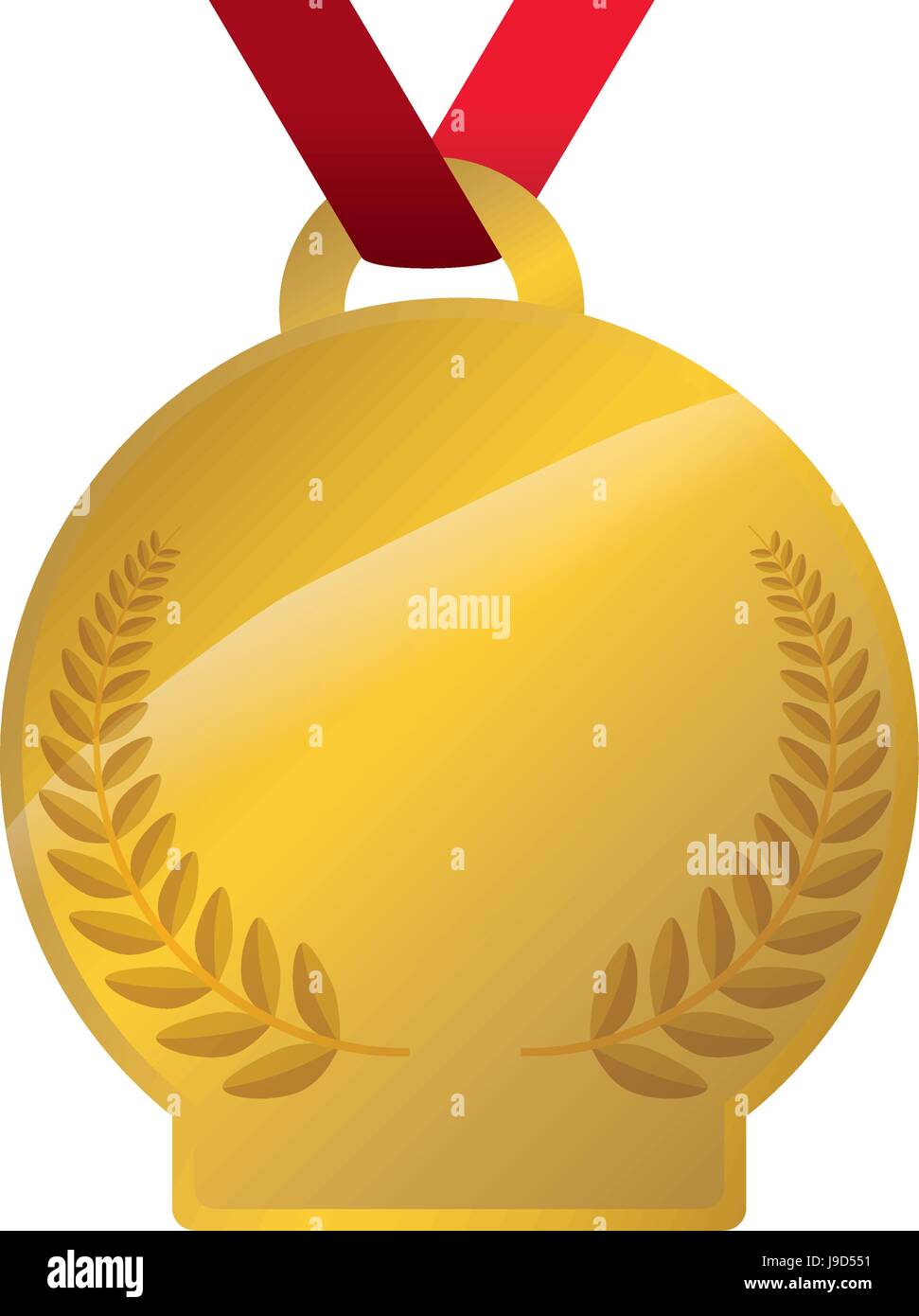 Gold award ribbon Stock Vector Image & Art - Alamy