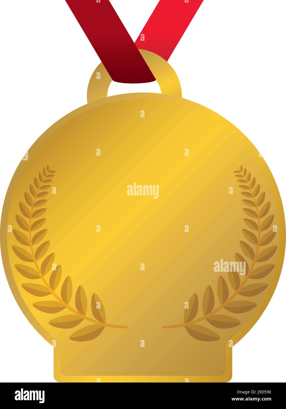 Gold award ribbon Stock Vector Image & Art - Alamy