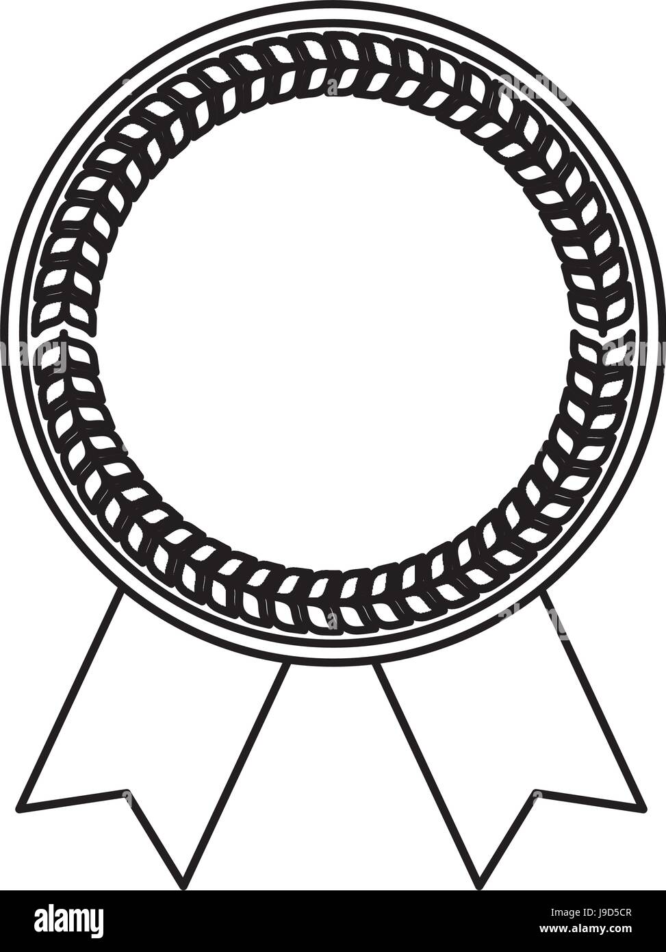 blank award ribbon Stock Vector Image & Art - Alamy