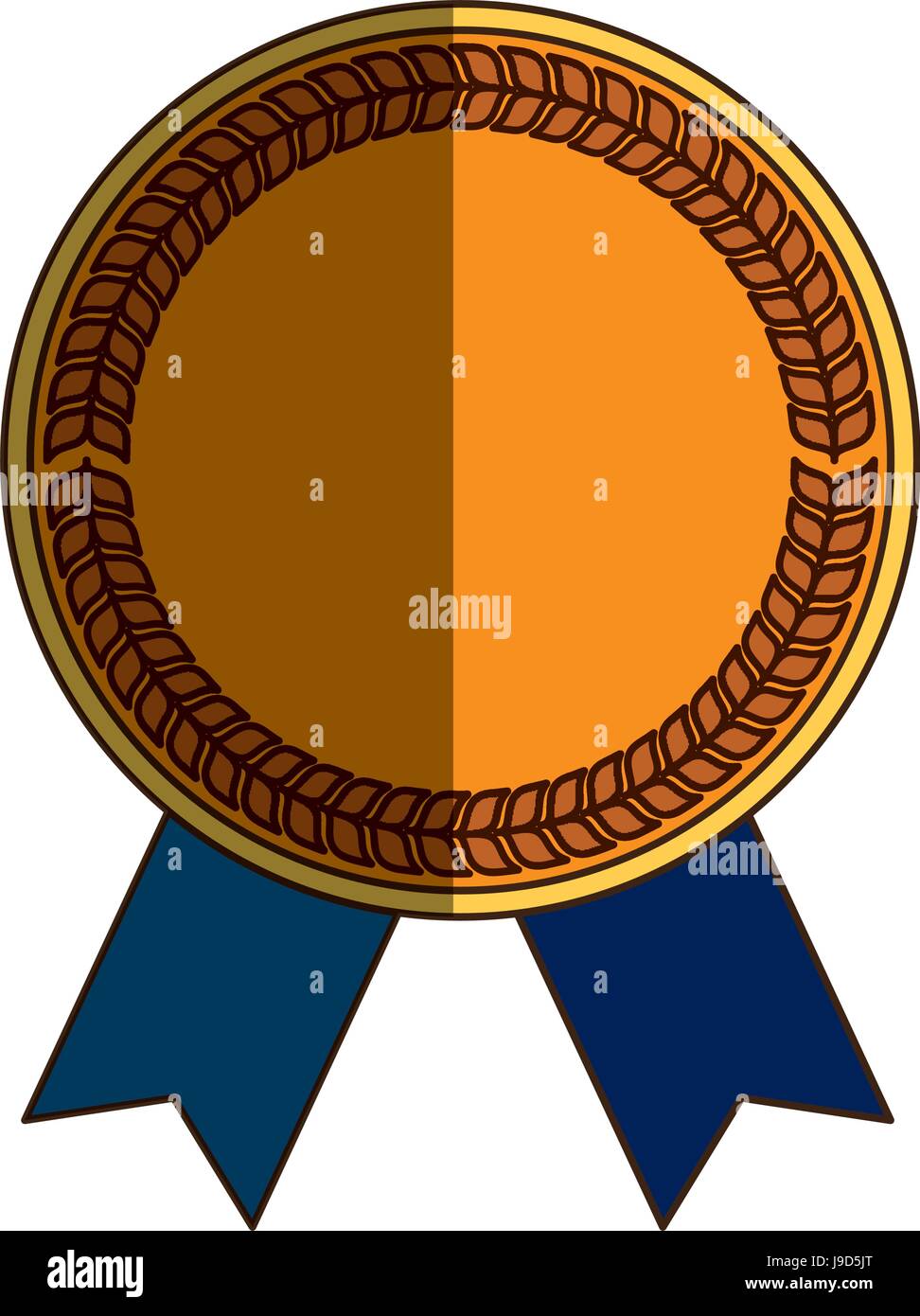 Gold award ribbon Stock Vector Image & Art - Alamy