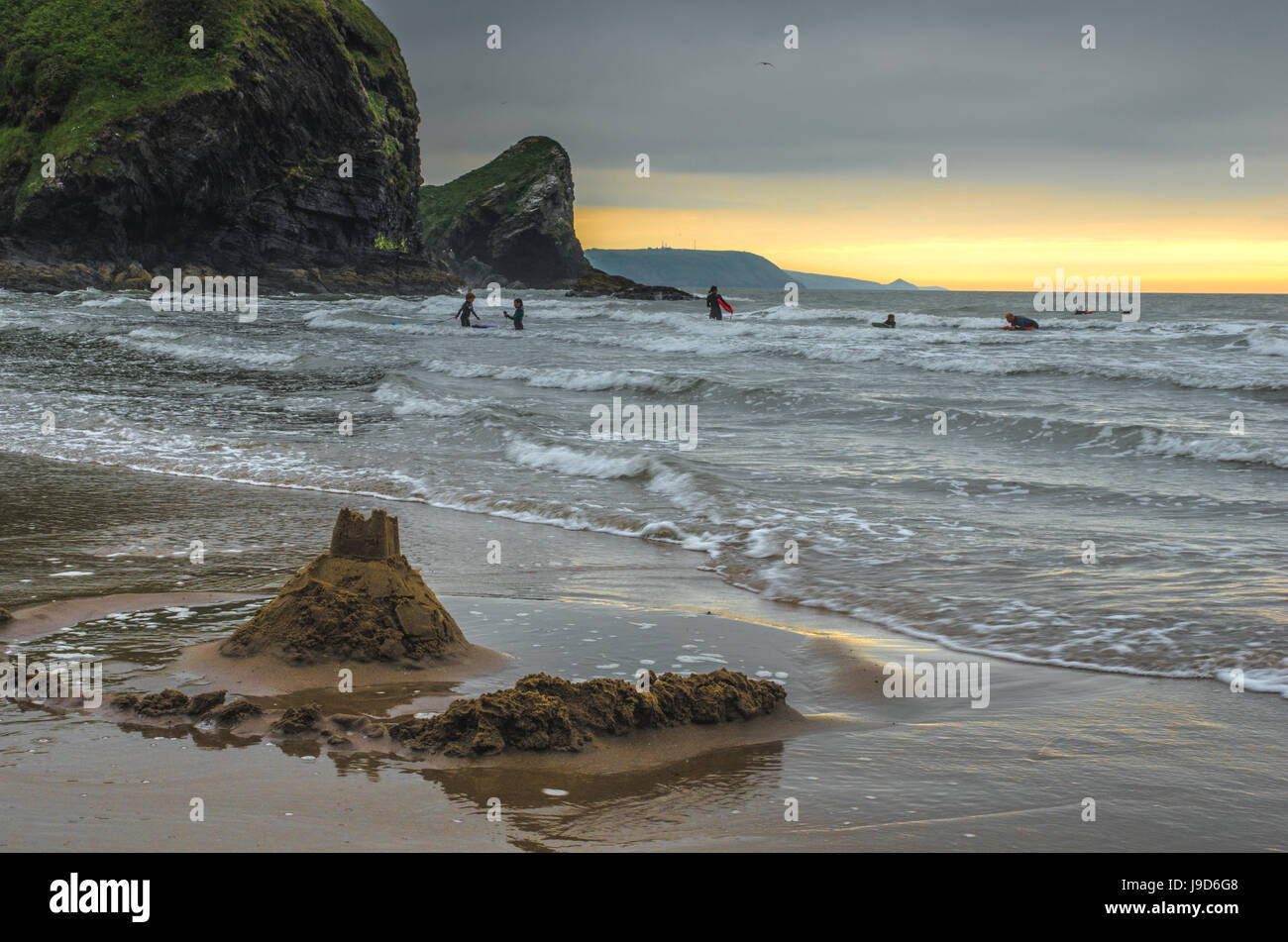 Washed away by waves hi-res stock photography and images - Alamy