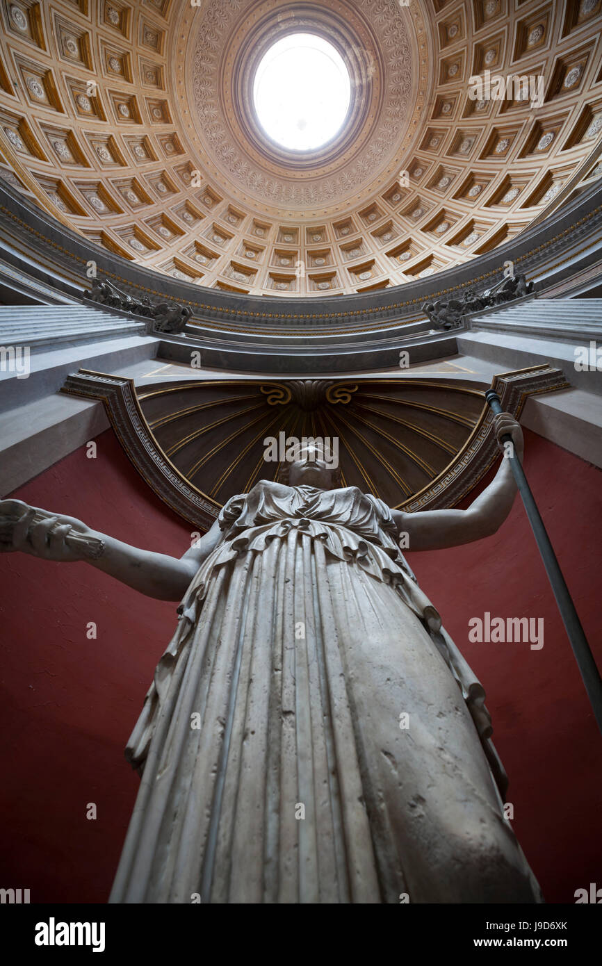 A statue, Pantheon, UNESCO World Heritage Site, Rome, Lazio, Italy ...