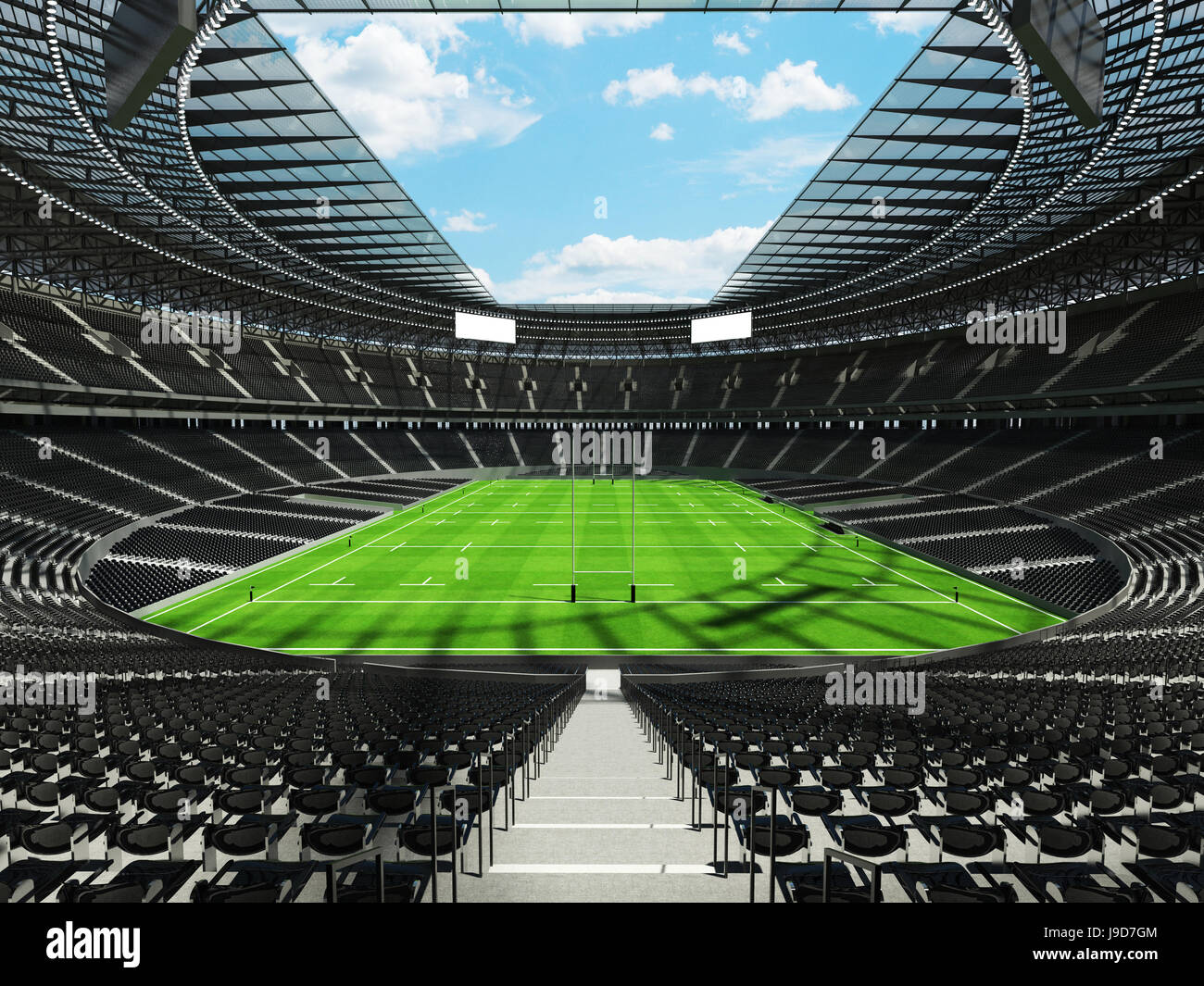 3d render round rugby hi-res stock photography and images - Alamy