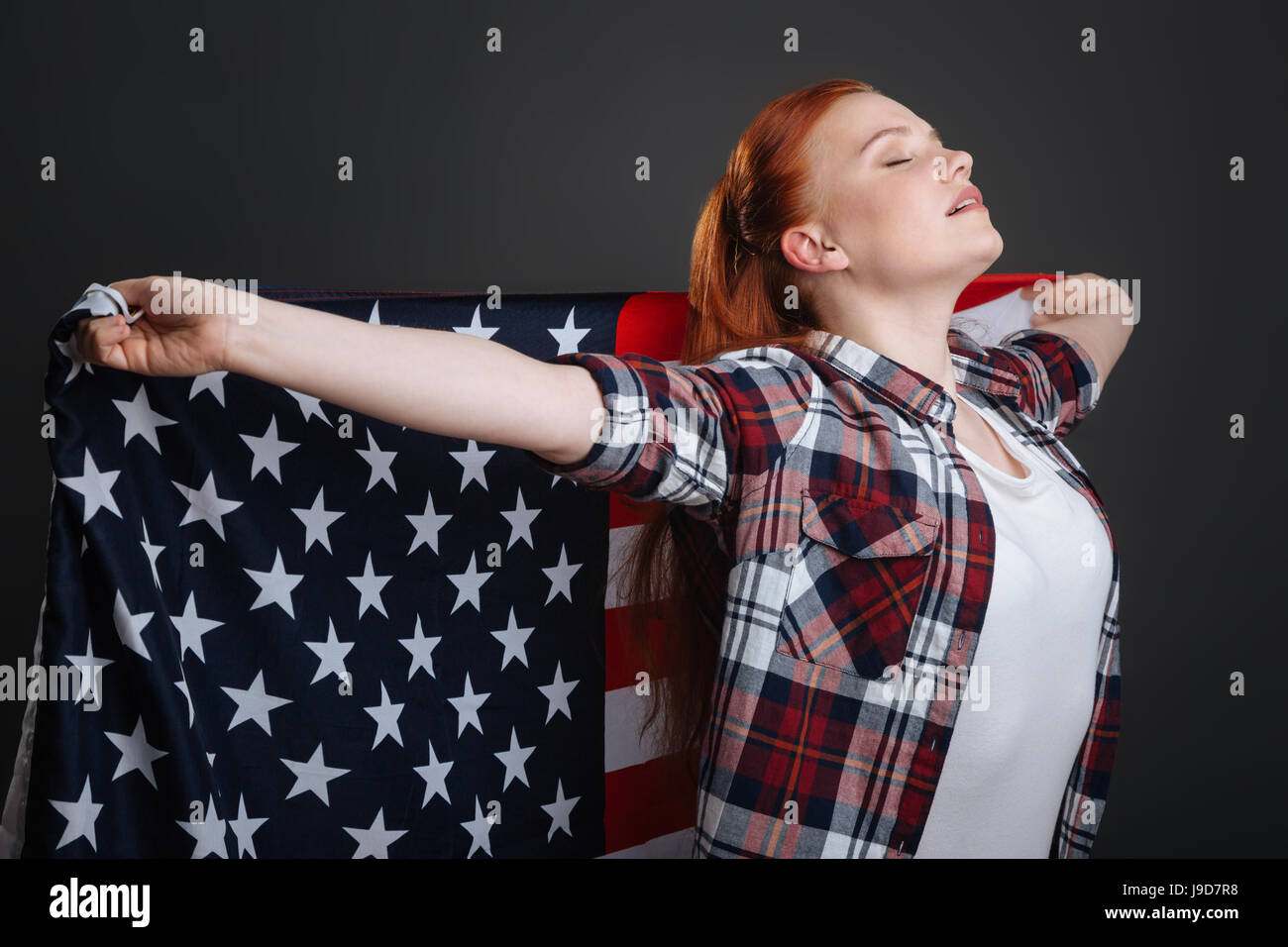 Person standing proud pose hi-res stock photography and images - Alamy