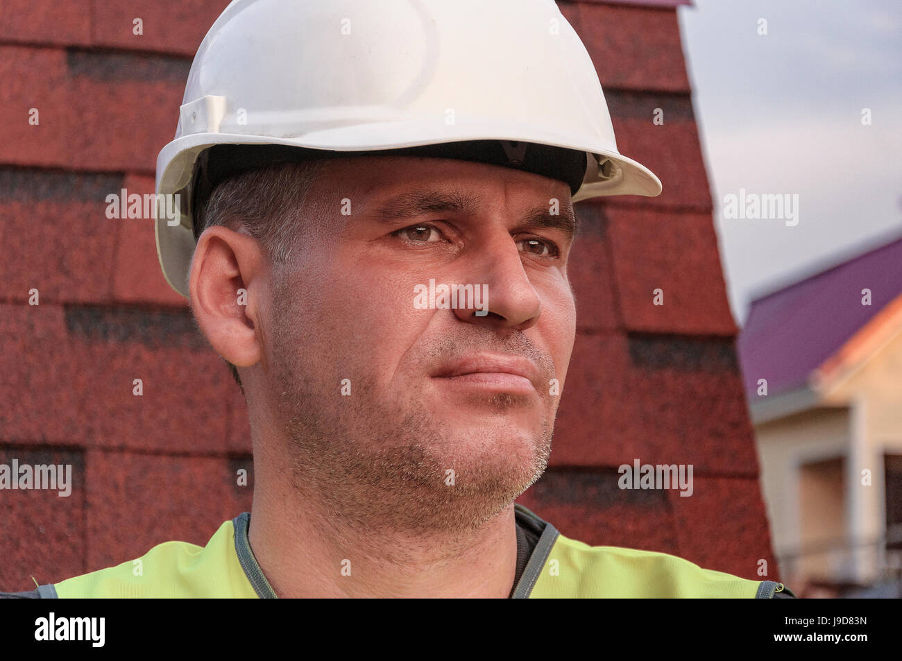 Portrait of a worker Stock Photo - Alamy