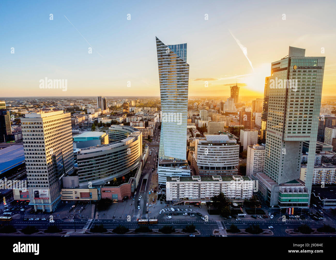 Warsaw city centre hi-res stock photography and images - Alamy