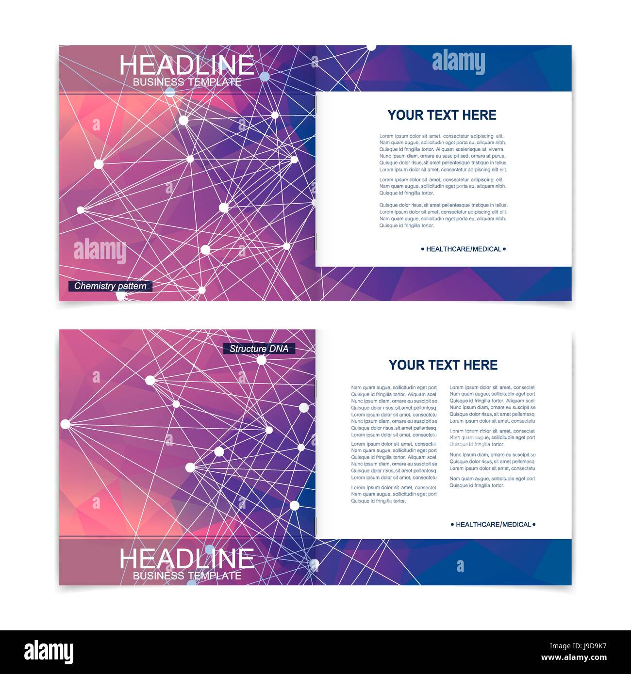 Templates for square brochure. Leaflet cover presentation. Business ...