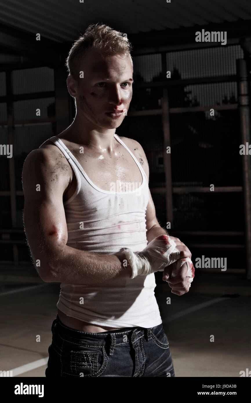 fight, pain, force, competitive sport, defend, brutal, boxing, man ...