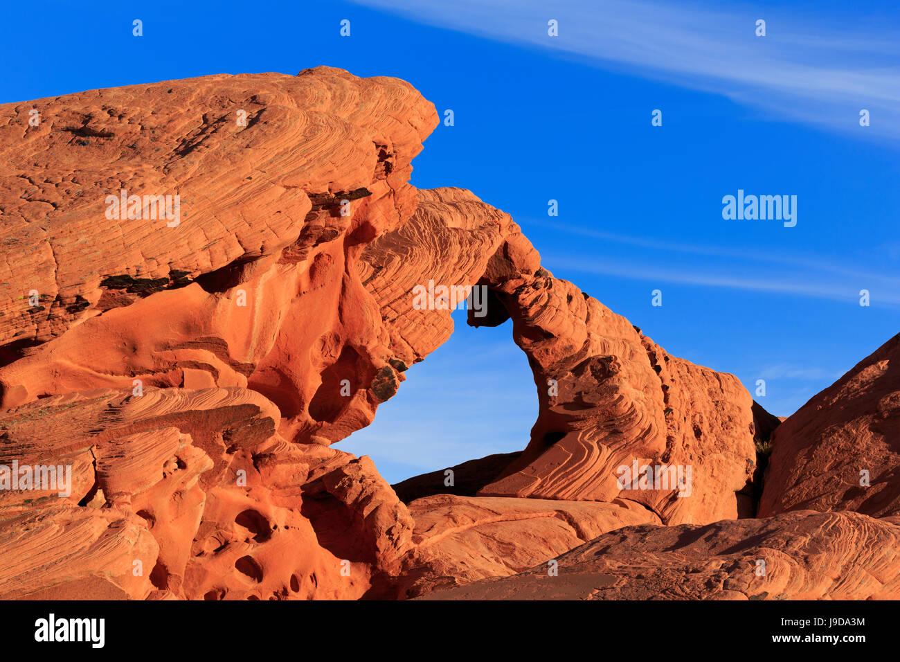 Natural Arch, Valley of Fire State Park, Overton, Nevada, USA, North ...