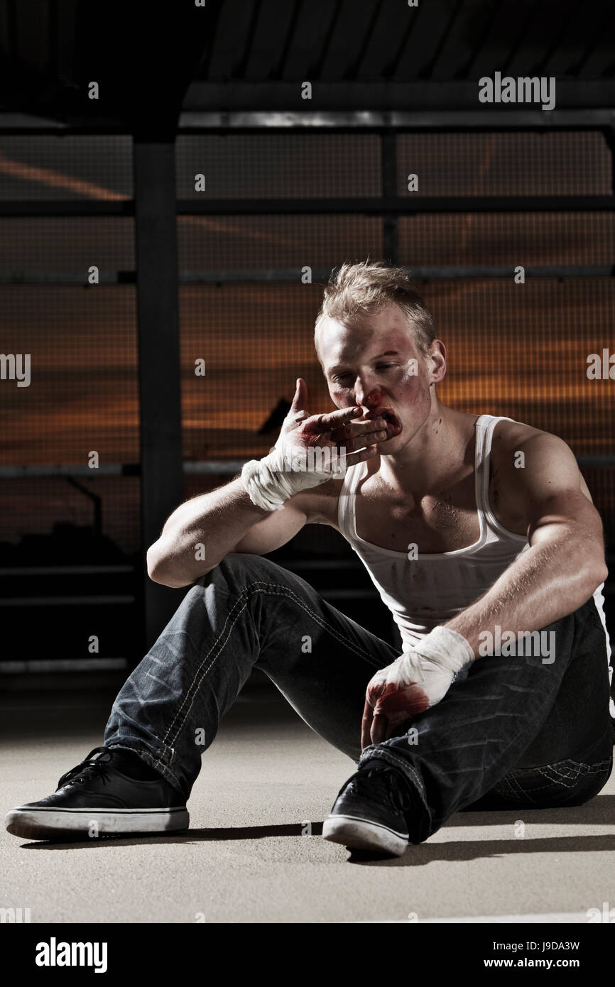 fight, pain, force, competitive sport, defend, brutal, boxing, man ...