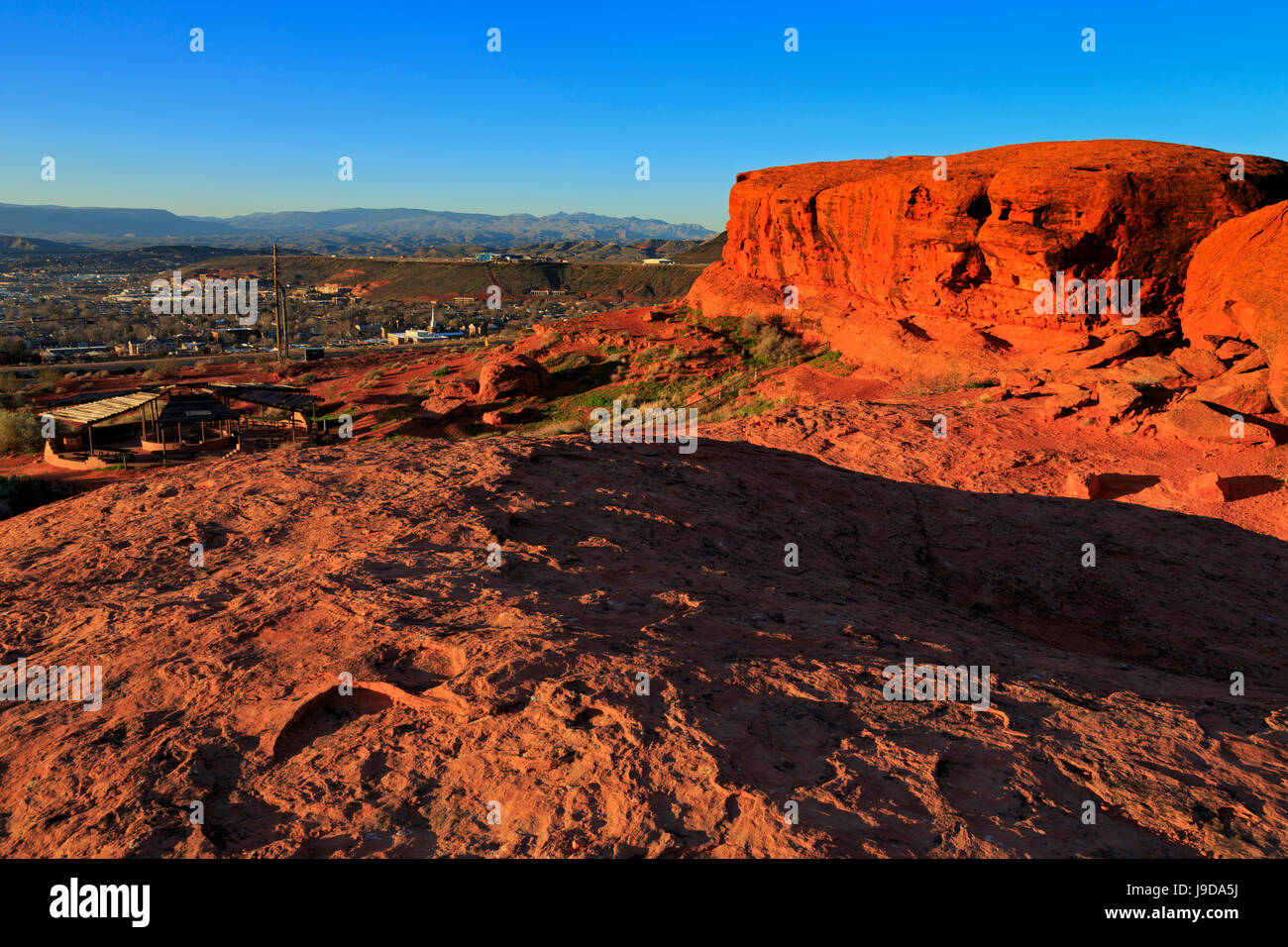 Rock formations in Pioneer Park, St. George, Utah, USA, North America ...