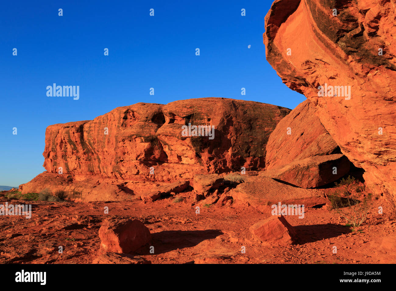 Rock formations in Pioneer Park, St. George, Utah, USA, North America ...