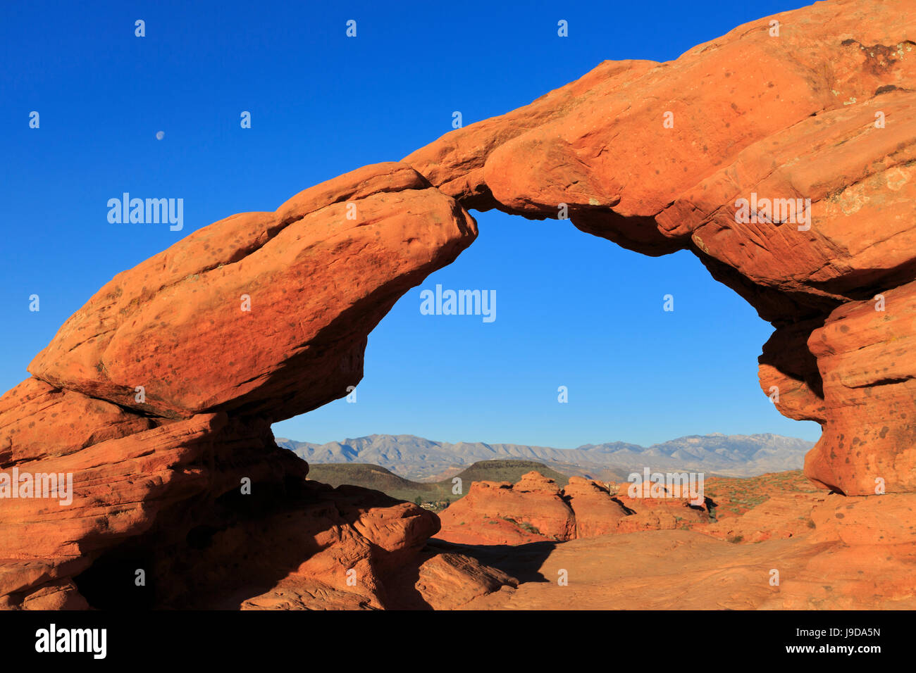 Arch in Pioneer Park, St. George, Utah, USA, North America Stock Photo ...