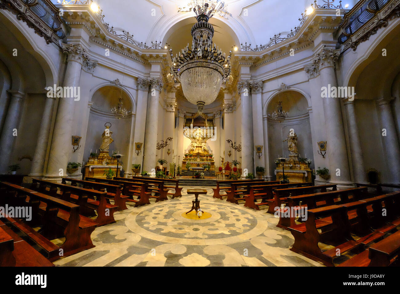 Badia di Sant'Agata Church, Catania, Sicily, Italy, Europe Stock Photo ...