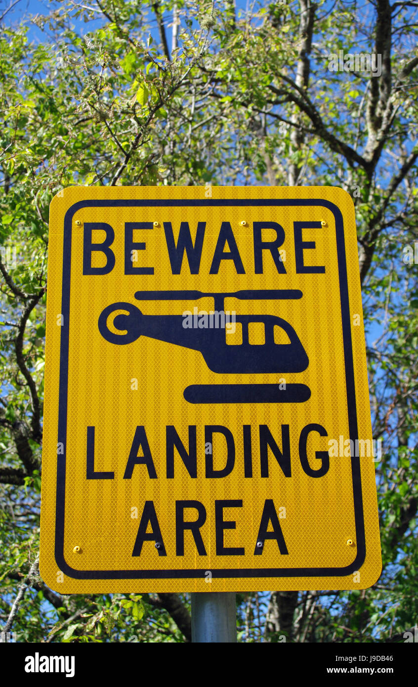 sign, signal, danger, helicopter, warning, road, street, yellow, sign ...