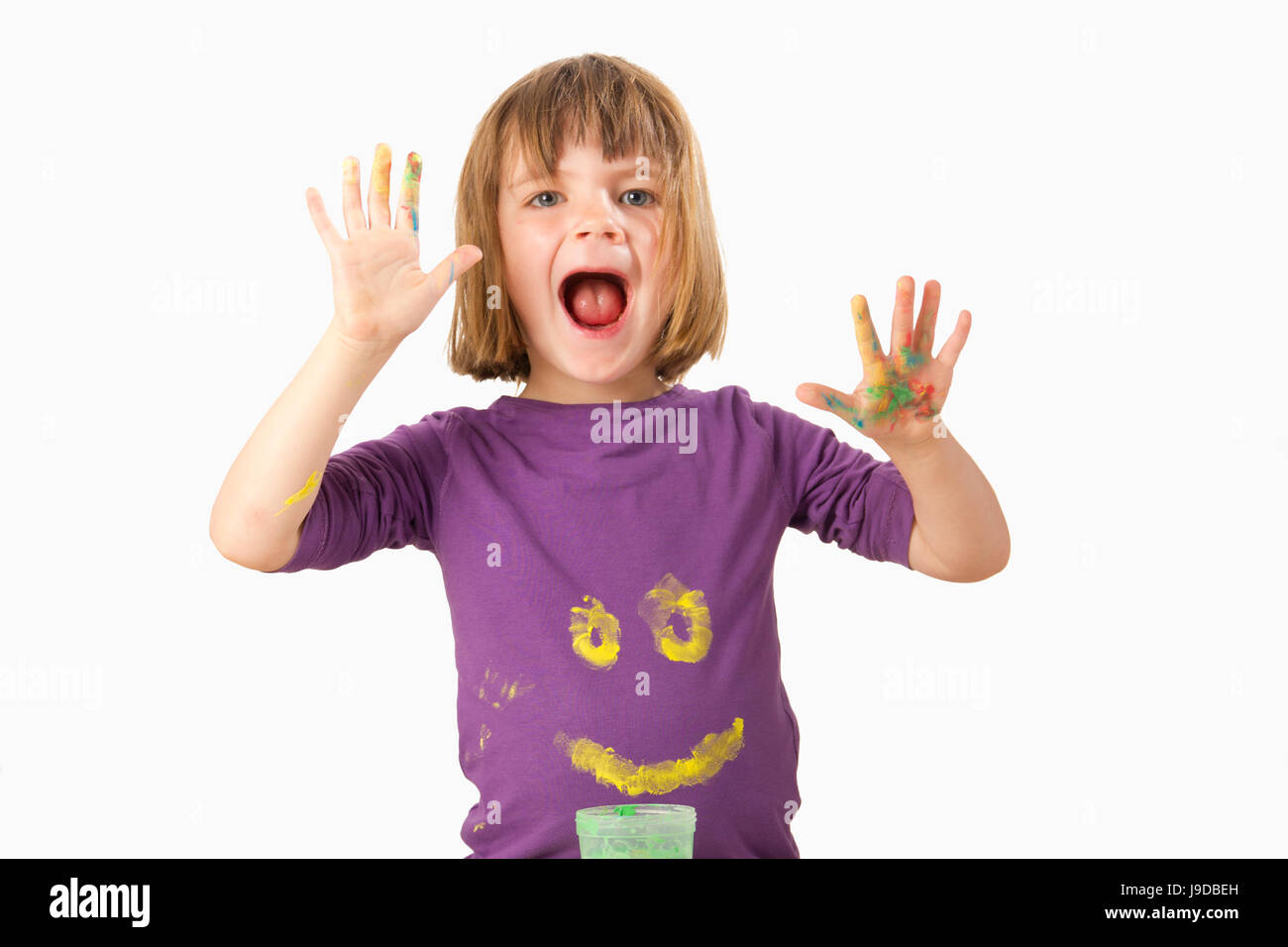 education, face, paint, funny, girl, girls, blue, laugh, laughs ...