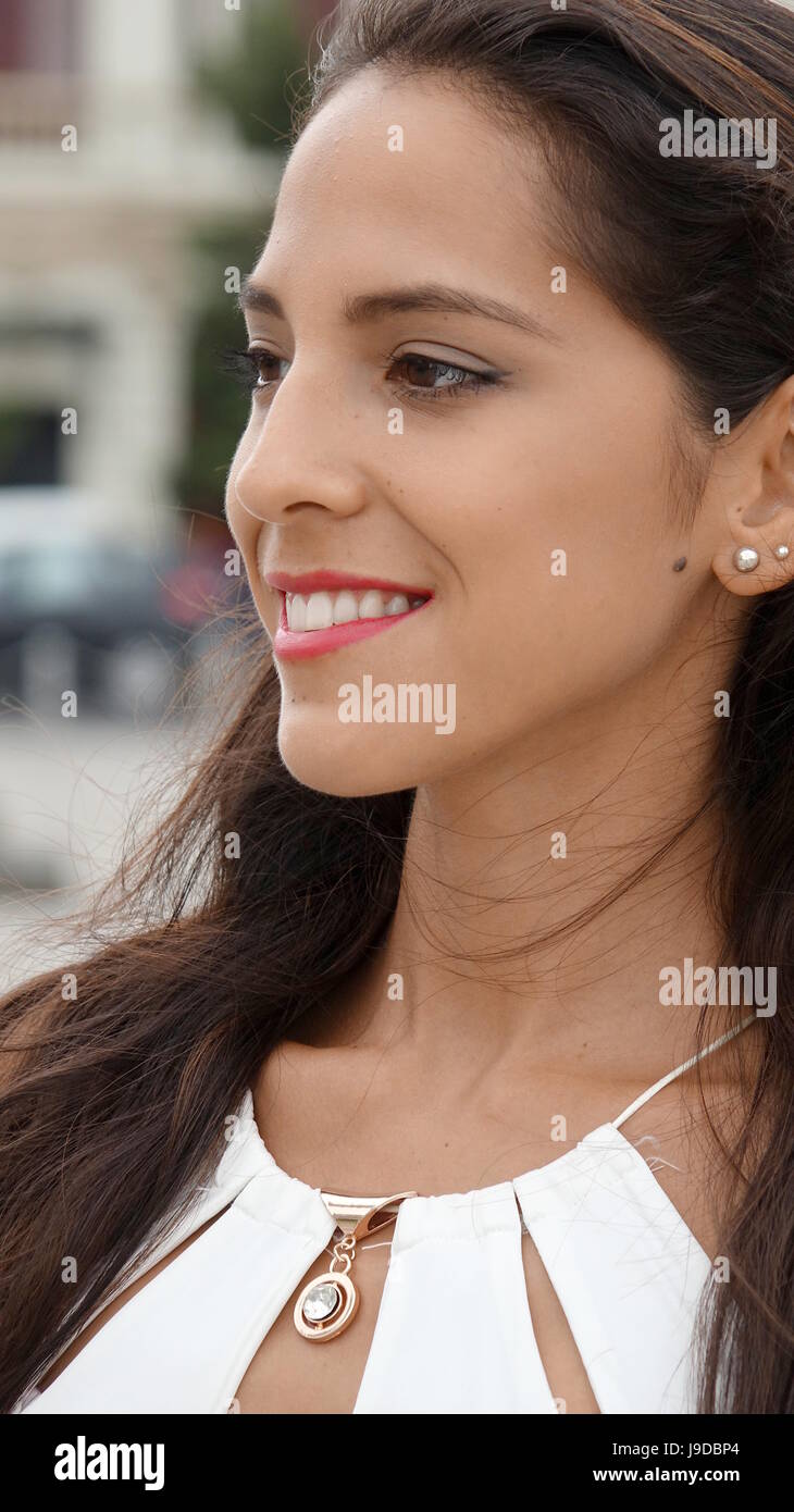Female And Happiness Stock Photo - Alamy