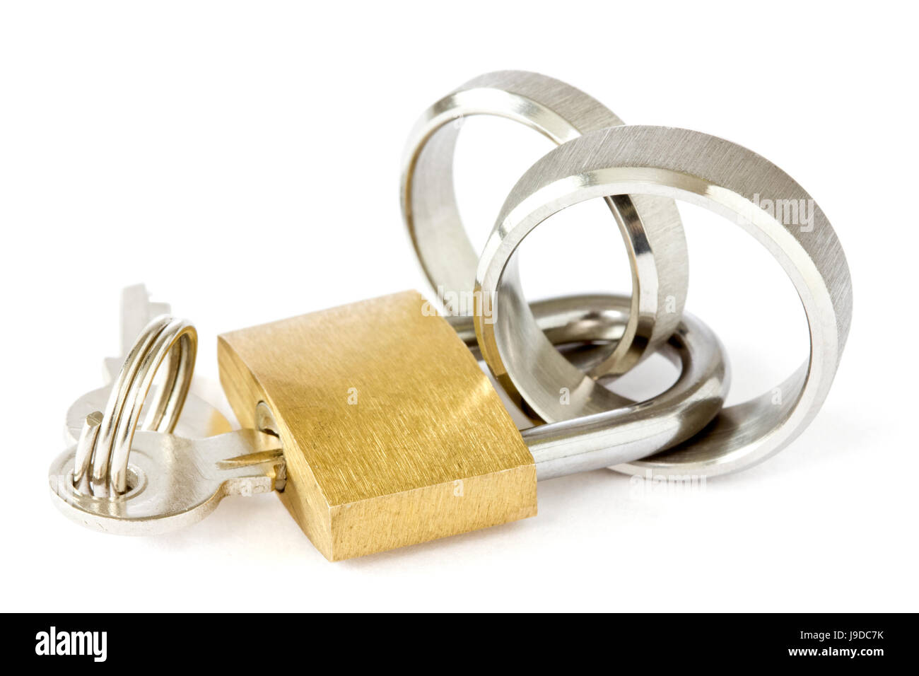 Love marriage lock in Cut Out Stock Images & Pictures - Alamy