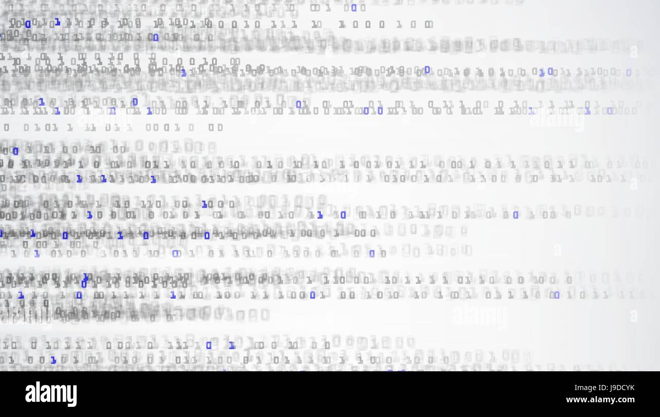 Data stream numbers running screen hi-res stock photography and images ...