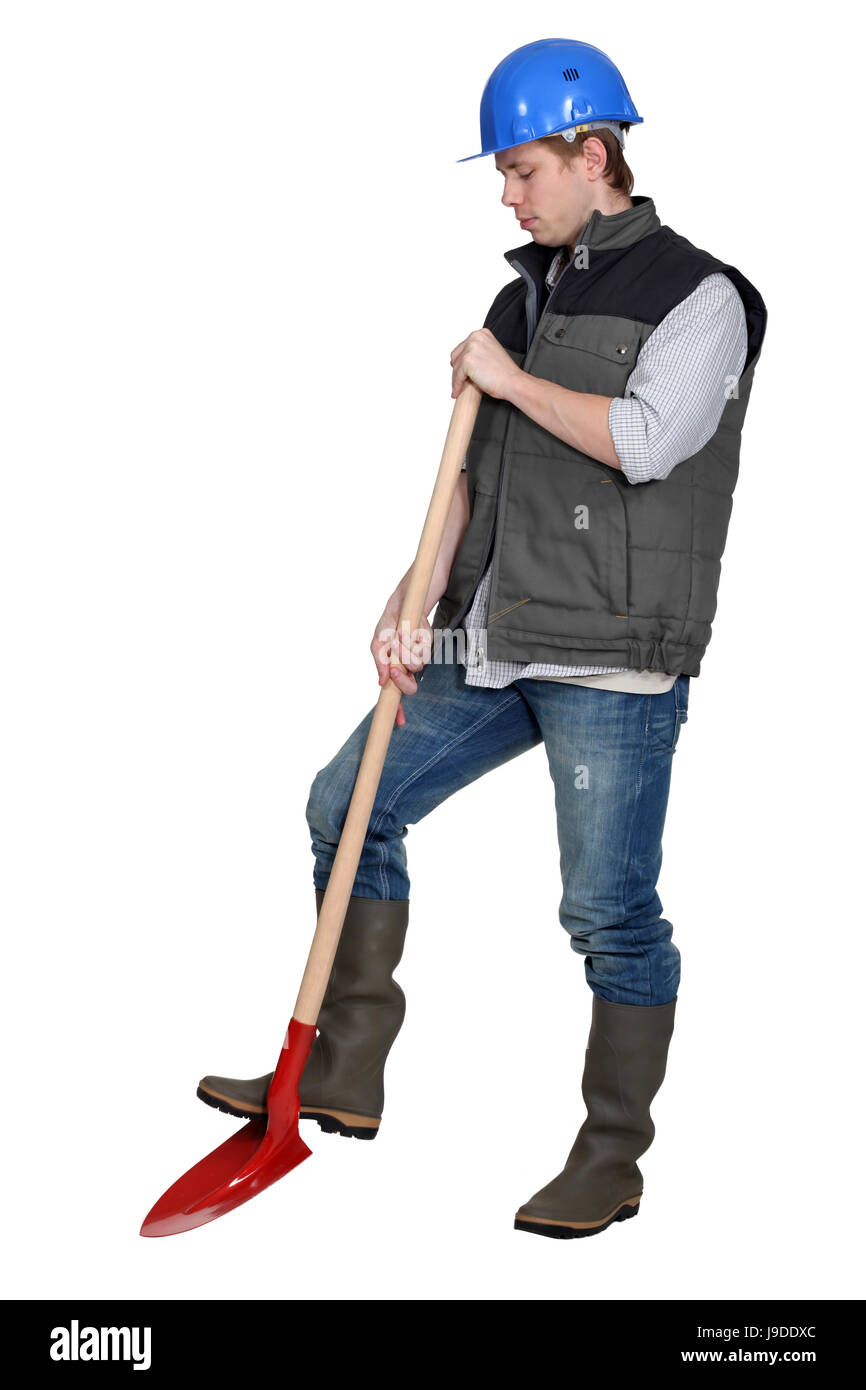 blue, blank, european, caucasian, collar, dig, digging, backdrop ...