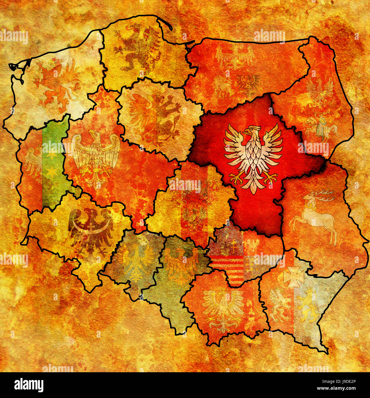 Old warsaw map hi-res stock photography and images - Alamy