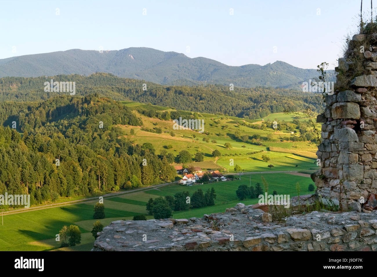 evening, mountain, scenery, countryside, nature, corridor, hill ...