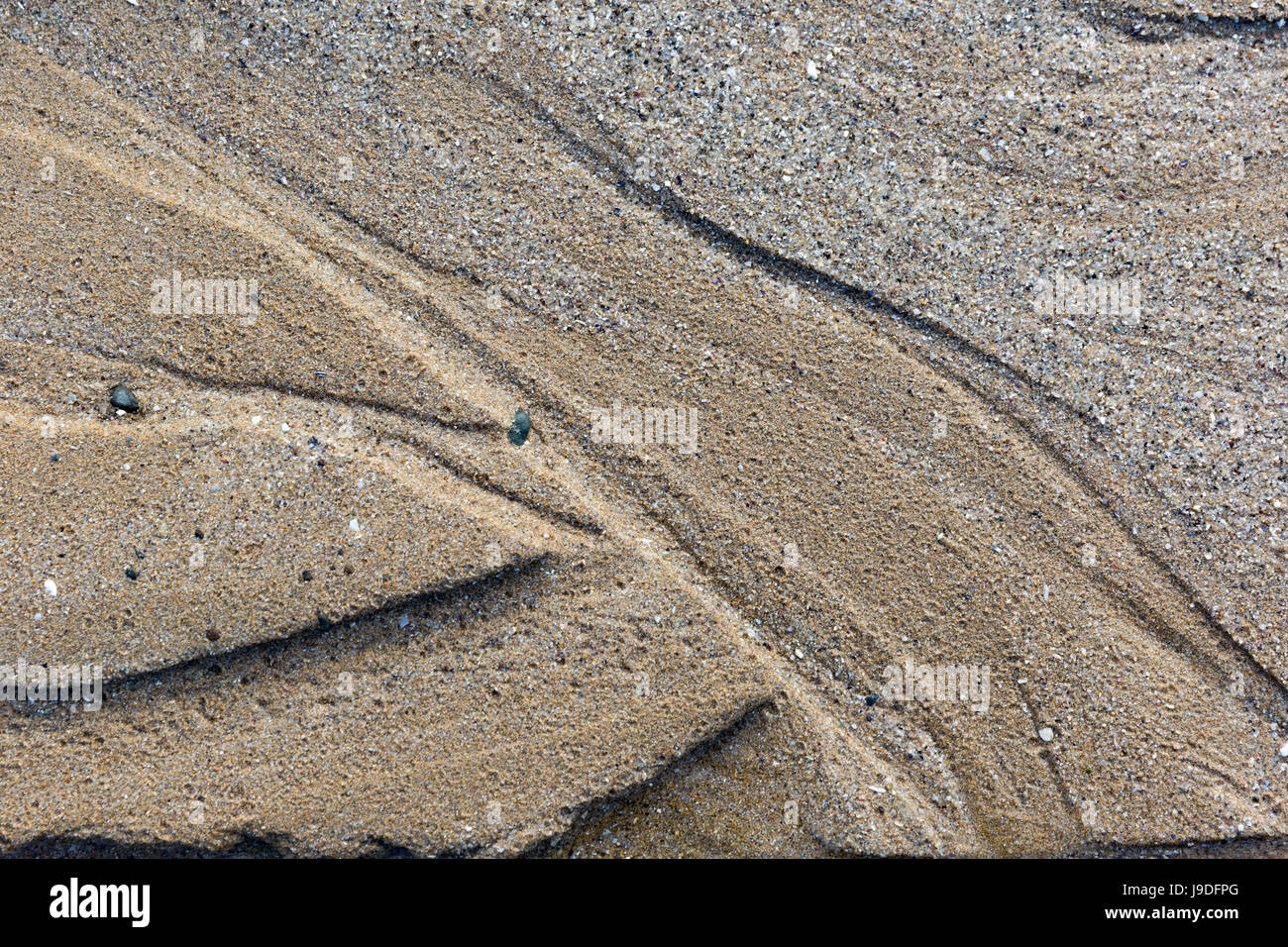 Patterns left by waves hi-res stock photography and images - Alamy